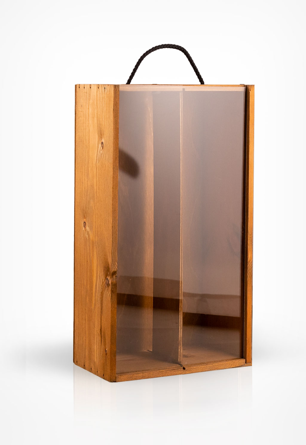 Double Wooden Wine Box - Venn Valley Vineyard