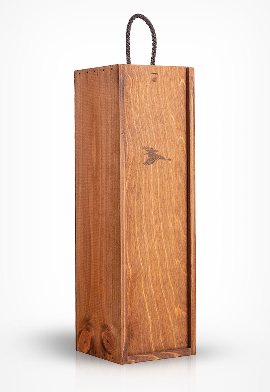 Single Wooden Wine Box - Venn Valley Vineyard